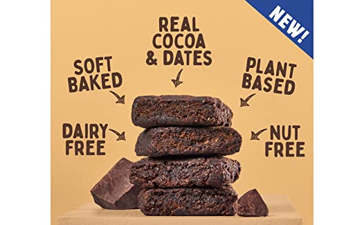 Nature’s Bakery Double Chocolate Brownie Bars, Whole Grains, Dates, and Cocoa, Plant Based, Dairy-Free, Snack Bar, 6 Count (Pack of 6)