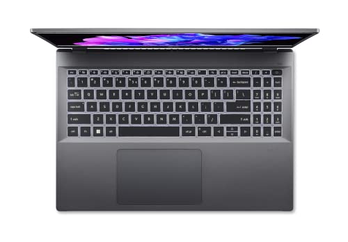 Acer Swift Go 16 Thin & Light Laptop | 16" 1920 x 1200 100% sRGB 400nit Display | Intel Core i5-1335U | Intel Iris Xe Graphics | 8GB LPDDR5 | 512GB Gen 4 SSD | Intel WiFi 6E AX211 | SFG16-71-52SD