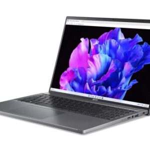 Acer Swift Go 16 Thin & Light Laptop | 16" 1920 x 1200 100% sRGB 400nit Display | Intel Core i5-1335U | Intel Iris Xe Graphics | 8GB LPDDR5 | 512GB Gen 4 SSD | Intel WiFi 6E AX211 | SFG16-71-52SD