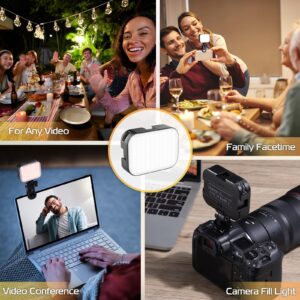 Ulanzi VL100X Selfie Light, Clip LED Light Panel for Phone/Laptop/Tablet/Computer, Bi-Color Portable Clip Camera Light with Dimmable 2500-6500K with 2000mAh Battery for Video Conference/Picture