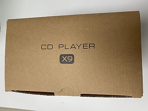 KOVCDVI CD Player Portable Bluetooth CD Player with Speakers Boombox CD Walkman FM Radio CD Player for Home with LCD Display Handle Design Support USB AUX Playback Headphone Jack