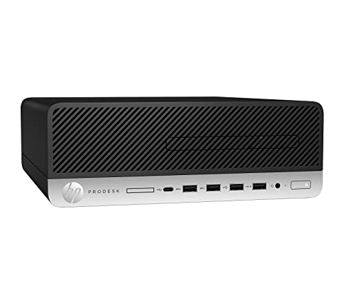 HP ProDesk 600 G5-SFF, Core i5-9500 3.0GHz, 16GB RAM, 512GB Solid State Drive, Windows 11 Pro 64Bit, Internal WiFi, (Renewed)