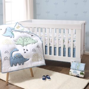 The Peanutshell Dinosaur Crib Bedding Set for Boys, 5 Pieces