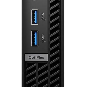 Dell OptiPlex 7010 Micro Business Mini Desktop (Intel i5-13500T vPRO 14-Core, 16GB RAM, 256GB PCIe SSD, Intel UHD 770, RJ-45, HDMI, DP, Black, USB Keyboard, USB Mouse, Win 10 Pro)