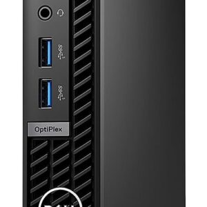 Dell OptiPlex 7010 Micro Business Mini Desktop (Intel i5-13500T vPRO 14-Core, 16GB RAM, 256GB PCIe SSD, Intel UHD 770, RJ-45, HDMI, DP, Black, USB Keyboard, USB Mouse, Win 10 Pro)