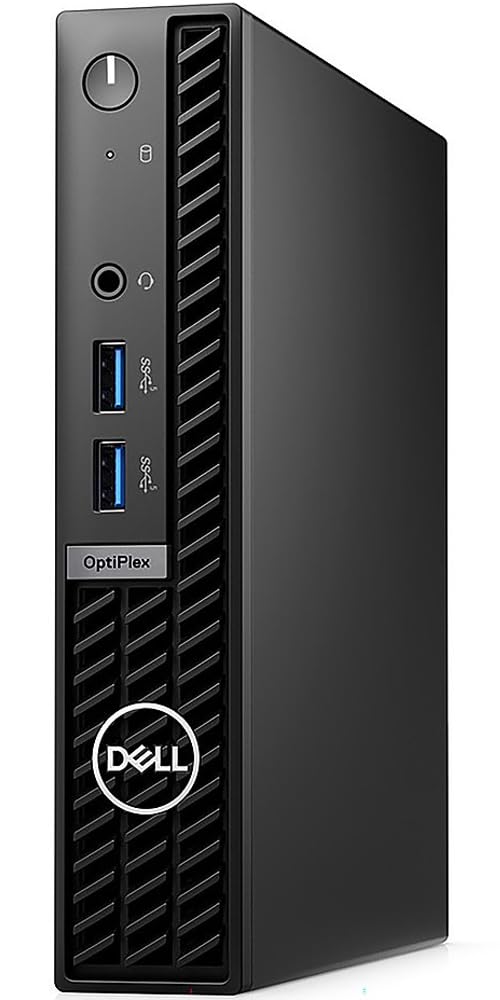 Dell OptiPlex 7010 Micro Business Mini Desktop (Intel i5-13500T vPRO 14-Core, 16GB RAM, 256GB PCIe SSD, Intel UHD 770, RJ-45, HDMI, DP, Black, USB Keyboard, USB Mouse, Win 10 Pro)