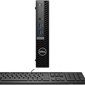 Dell OptiPlex 7010 Micro Business Mini Desktop (Intel i5-13500T vPRO 14-Core, 16GB RAM, 256GB PCIe SSD, Intel UHD 770, RJ-45, HDMI, DP, Black, USB Keyboard, USB Mouse, Win 10 Pro)