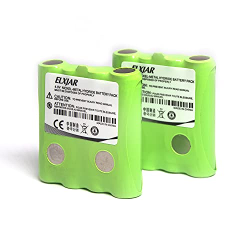 ROWSHEP (2-Pack) 4.8V 700mAh Ni-MH Battery Replacement for Cisco GA-cm, FA-NICD, Cobra FA-BP FA-CK GA-cm GA-CR GA-CT IXNN4002A