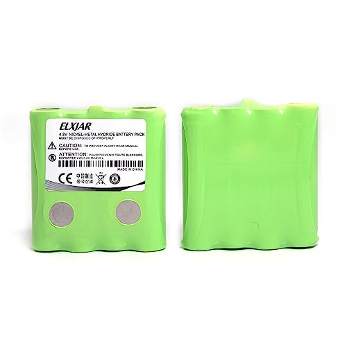 ROWSHEP (2-Pack) 4.8V 700mAh Ni-MH Battery Replacement for Cisco GA-cm, FA-NICD, Cobra FA-BP FA-CK GA-cm GA-CR GA-CT IXNN4002A