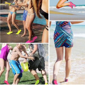 Water Shoes Barefoot Quick-Dry Aqua Yoga Socks Aqua Socks for Women Men Beach Swim Surf Yoga Exercise Water Sports Shoes (Black, 11-11.5 Men)