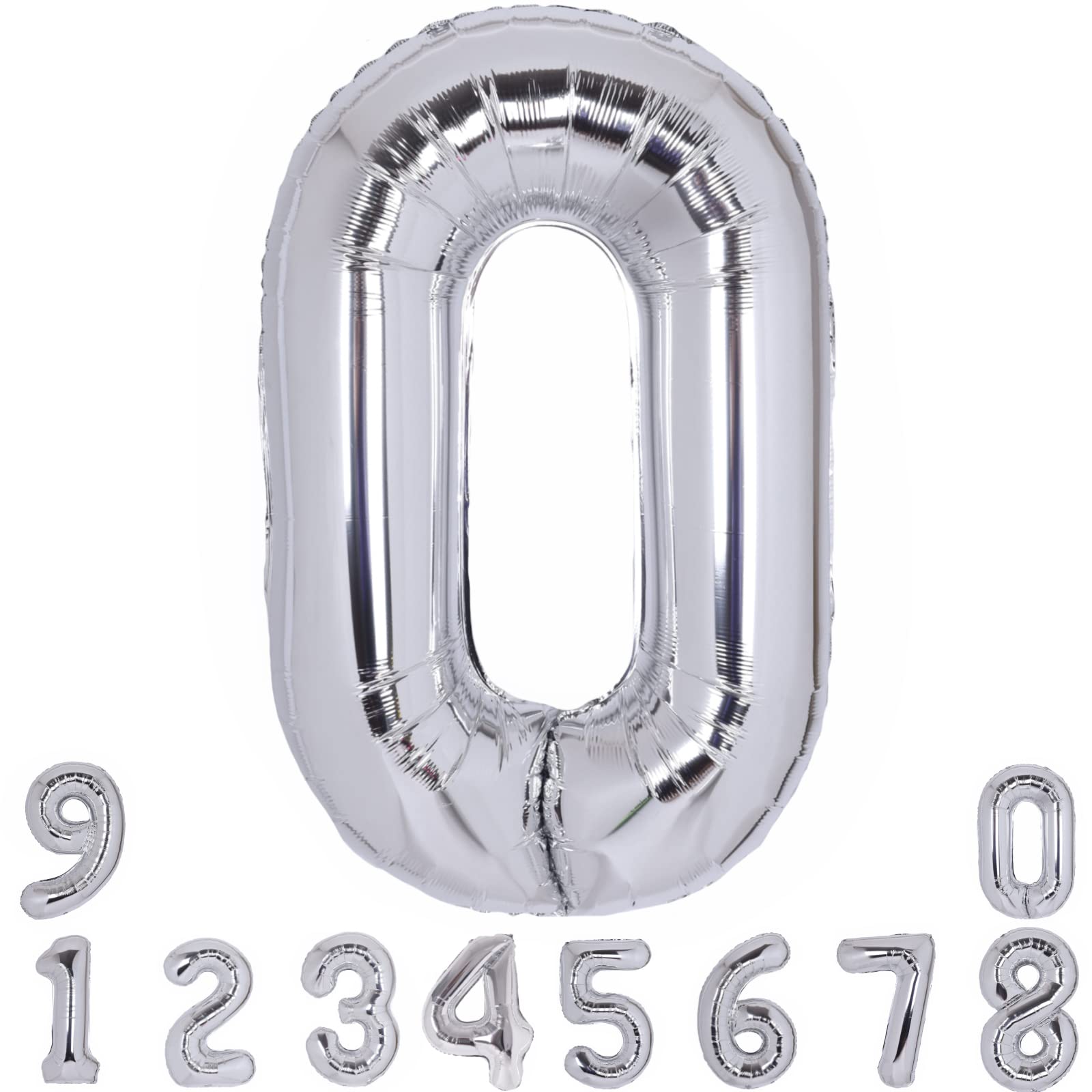 40 Inch Number 20 Balloon Silver Jumbo Giant Big Large Number 20 Foil Mylar Silver Balloons 20th Birthday Party Anniversary Decorations Supplies for Boys Girl Balloon Event Ocean Mermaid Theme Party