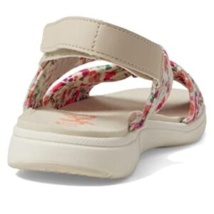 Ryka Macy Floral Beige Multi 8.5 B (M)