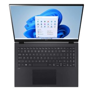 LG 2022 Gram 16" 2-in-1 Ultralight Laptop WQXGA IPS Touchscreen Intel EVO Platform i7-1260P 12-Core 16GB RAM 1TB (512x2) NVMe SSD Iris Xe Graphics Backlit KB WiFi 6e Thunderbolt 4 Win 11 Pro w/Pen