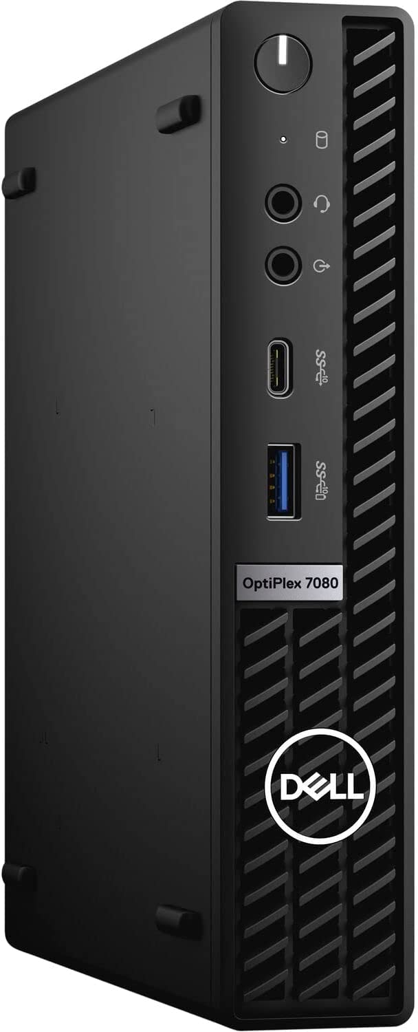 Dell OptiPlex 7080 XE Micro Form Factor Mini PC Business Desktop Computer [Windows 11 Pro], Intel 6-Core i5-10500T, 64GB DDR4 RAM, 1TB PCIe SSD, Wi-Fi 6, Bluetooth 5.1, Ethernet, Display Port, RJ45