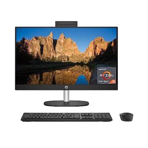 hp 23.8 inch all-in-one desktop pc, fhd display, amd ryzen 5 7520u, 16 gb ram, 1 tb ssd, amd radeon graphics, windows 11 home, 24-cr0040 (2023)