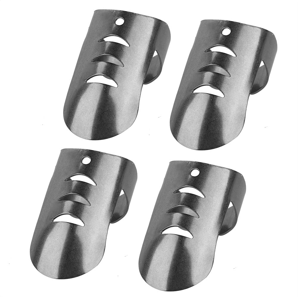 4 PCS Finger Guards for Cutting Kitchen Tool Finger Guard Stainless Steel Finger Protector Avoid Hurting When Slicing and Dicing Kitchen Safe Chop Cut Tool