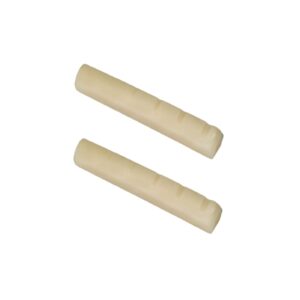 miwayer 6 string ymh acoustic guitar unbleached bone nut, guitar bridge nuts, cut from whole bones, 43x5x9mm (6 string ymh guitar nut 43mm 2 pack)