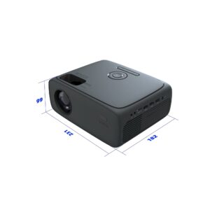 ONN 720P HD Home Theater Projector with 6' HDMI Cable, Black 100096801