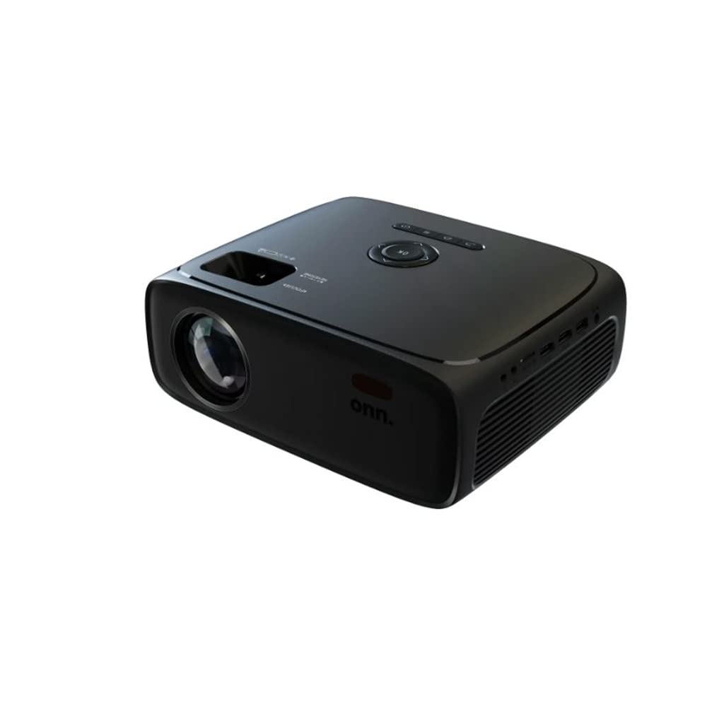 ONN 720P HD Home Theater Projector with 6' HDMI Cable, Black 100096801