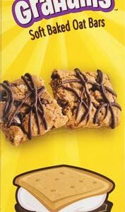 Golden Grahams S'mores Soft Baked Oat Bars, Chewy Snack Bars, 6 ct