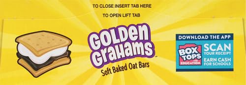 Golden Grahams S'mores Soft Baked Oat Bars, Chewy Snack Bars, 6 ct