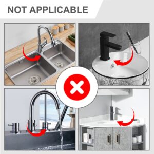 2PCSKitchen Sink Splash Guard, Silicone Faucet Handle Drip Catcher Tray, Kitchen Sponge Holder Faucet Absorbent Sink Protectors Mat for Kitchen Bathroom Sink Accessories 19.7" x 5.5"