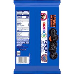 OREO Orange Creme Chocolate Sandwich Cookies, Limited Edition, Halloween Cookies, 18.71 oz