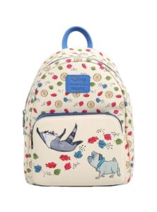 loungefly disney pocahontas meeko & percy mini backpack