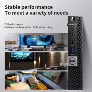 Dell OptiPlex 7050 Micro PC Mini Computers Desktop,Intel Core i7-6700T,32GB DDR4 Ram New 1TB M.2 NVMe SSD, AX210 Built-in WiFi 6e & Bluetooth, HDMI, Dual Monitor Support,Windows 10 Pro (Renewed)