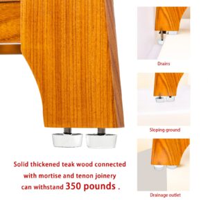 NNN 36" Teak Shower Bench with Shelf/Shower Benches for Inside Shower/Teak Bench/Bathroom Bench/Teak Wood Benches for Showers/for spa, Showers, Pools and Other Wet environments,Patented Designs.