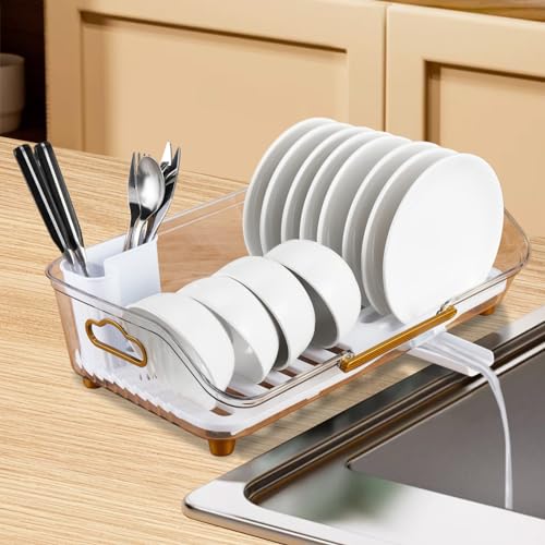 Cloveego Dish Drying Rackover Sink Dish Drying Rack for Vegetables and Fruits. Suitable for All Kinds of dishesProduct Size 16.7 in. 10.4 in. 5.1 in