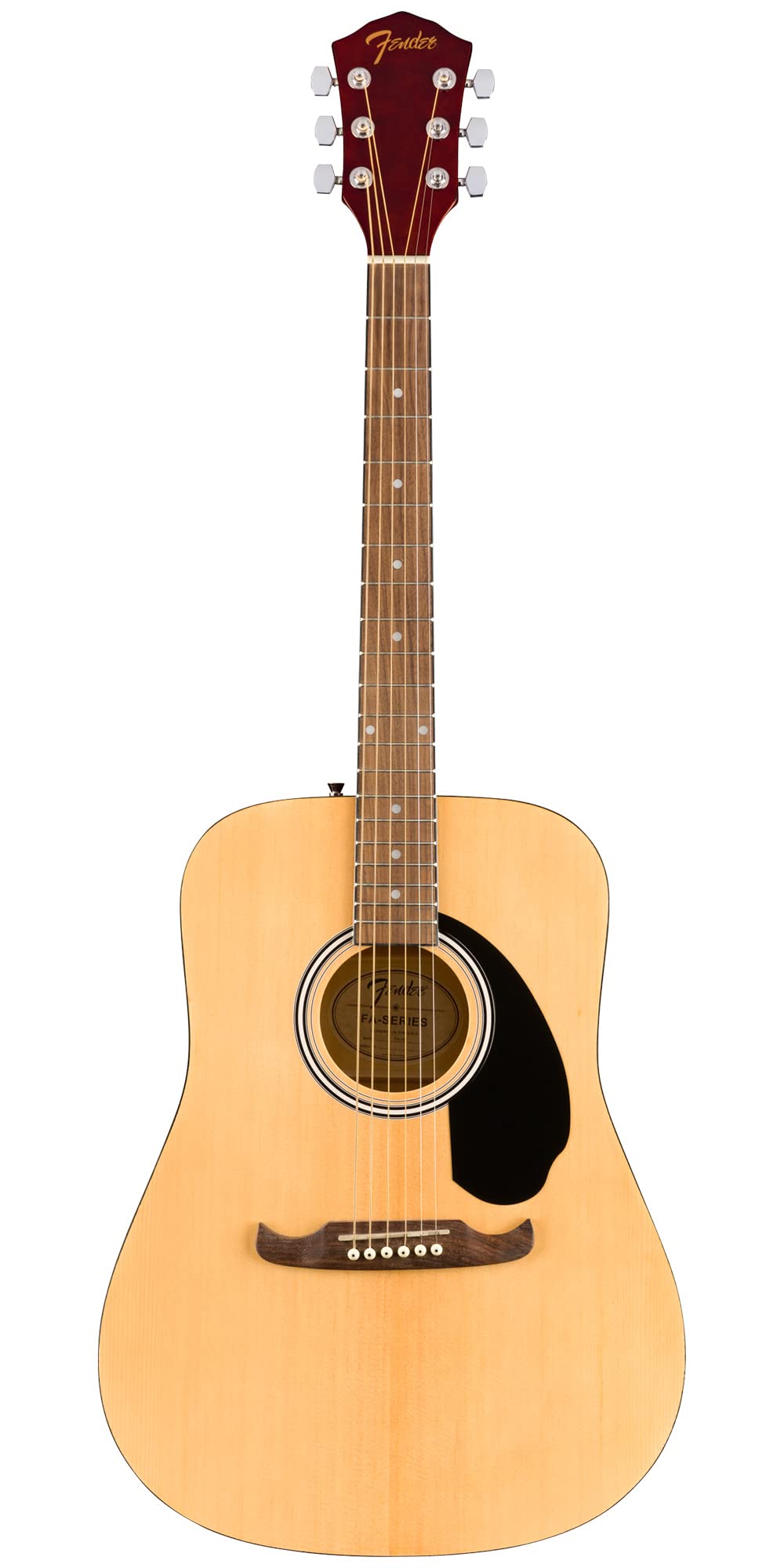 Fender FA-125 Dreadnought Guitar - Natural Bundle with Hard Case, Tuner, Strap, Strings, String Winder, Picks, and Austin Bazaar Instructional DVD