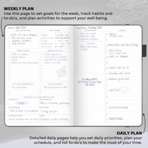 Legend Planner for Productivity – Undated 6-Month Daily Planner To-Do List, Time Management Tool to Increase Focus & Achieve Goals – Black