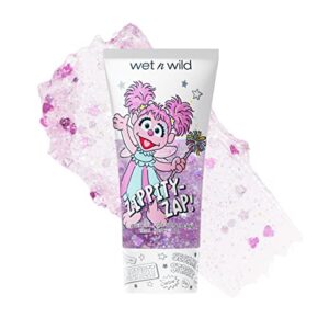 wet n wild x sesame street, zippity-zap glitter gel