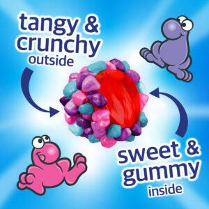 Bundle of Nerds Gummy Clusters Candy, Rainbow, Very Berry, Resealable 8 Ounce Bags (Pack of 2)