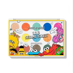 wet n wild x sesame street, eye & face palette