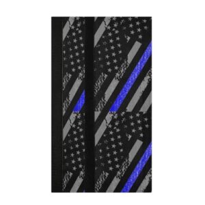 augenstern refrigerator door handle covers thin-blue-line-flag-police kitchen appliance decor handles