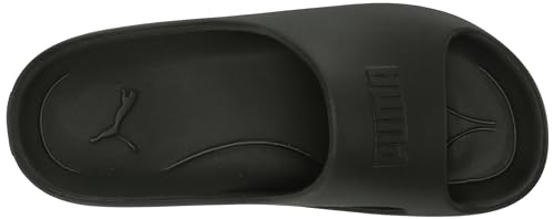 PUMA Women's SHIBUSA Slide Sandal, Puma Black-Puma Black, 7