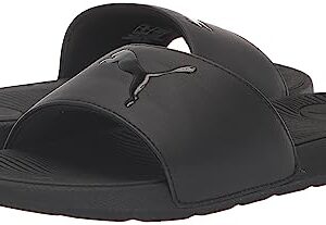 PUMA Women's Cool Cat 2.0 Slide Sandal, Sport Black Black, 8