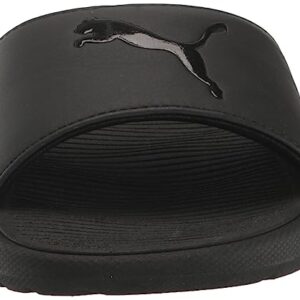 PUMA Women's Cool Cat 2.0 Slide Sandal, Sport Black Black, 8