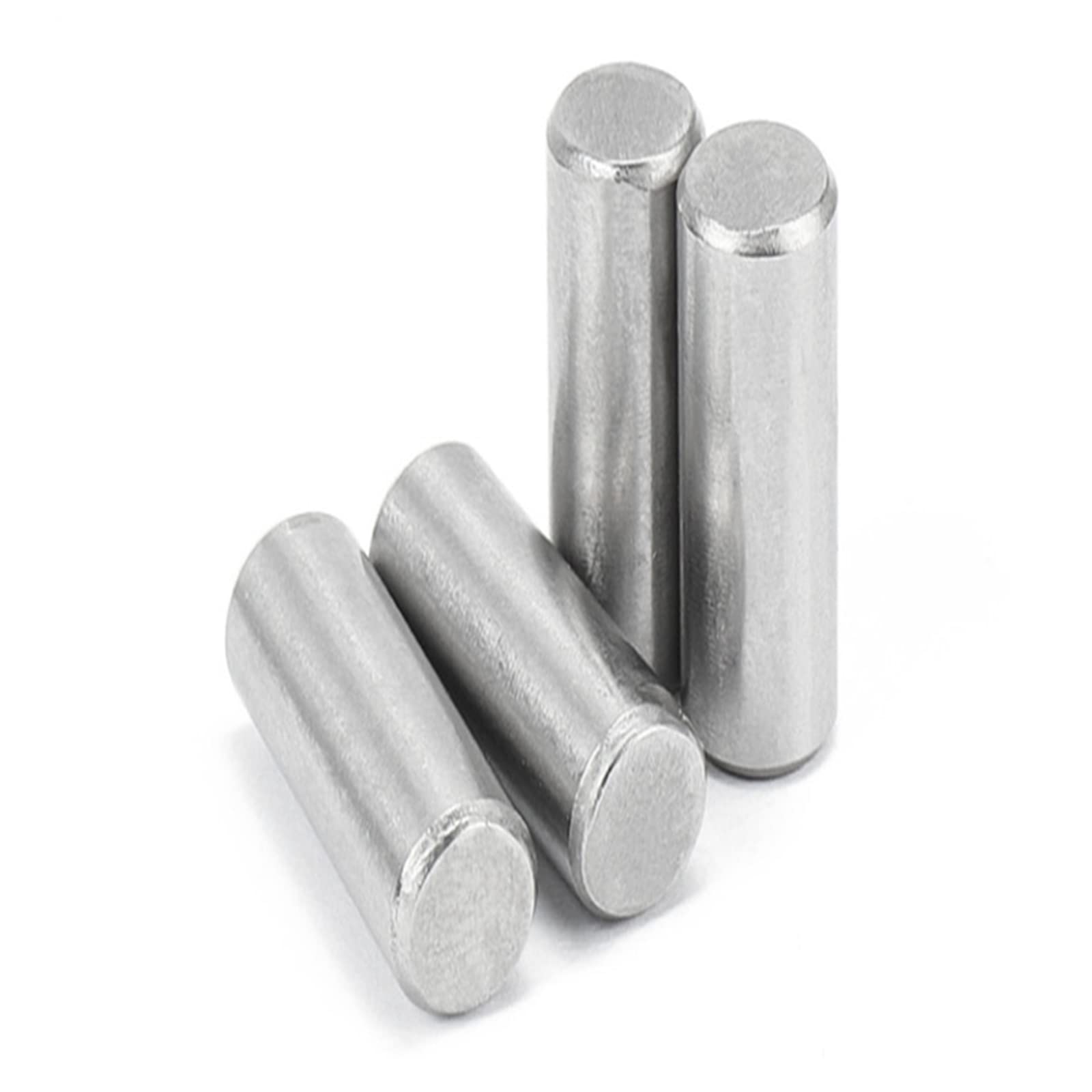 Boxonly 5 PCS M5x5mm Dowel Pins 304 Stainless Steel Cylindrical Pin Pegs Support Shelves Fasten Elements GB119 Fixed Pin Shaft