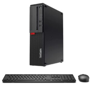 lenovo thinkcentre m910s sff desktop computer, intel quad core i5-6500 up to 3.6ghz, 16gb ddr4, 512gb ssd, wifi, bt, vga, dp, wireless keyboard&mouse, windows 10 pro 64 bit (renewed)