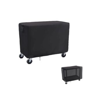 jungda rolling tool cart cover 46 inch,waterproof utility cart cover service cart cover - 46 x 26 x 33 inch