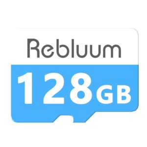 rebluum micro 128gb sd card for security cameras, read 90mb/sec, write 25mb/sec, memory card for rb-3pt1/rb-3pt1-2pack solar security cameras indoor outdoor, action camera, dash camera (128g-1pcs)