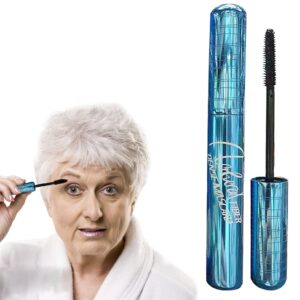 mascara for older women 60 plus, mascara for seniors with thinning lashes, hypoallergenic mascara sensitive eyes, mascara black volume and length, black mascara waterproof smudge proof, black (1pc)