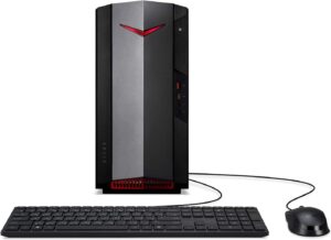 acer 2023 nitro 50 gaming desktop intel 8-core i7-11700 32gb ram 1tb pcie ssd 2tb hdd nvidia gtx 1650 super gddr6 4gb hdmi dp dvi-d usb-c wifi ax bt rj-45 windows 11 home w/re usb drive