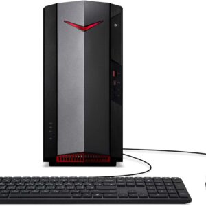 acer 2023 Nitro 50 Gaming Desktop Intel 8-Core i7-11700 32GB RAM 1TB PCIe SSD 2TB HDD NVIDIA GTX 1650 Super GDDR6 4GB HDMI DP DVI-D USB-C WiFi AX BT RJ-45 Windows 11 Home w/RE USB Drive