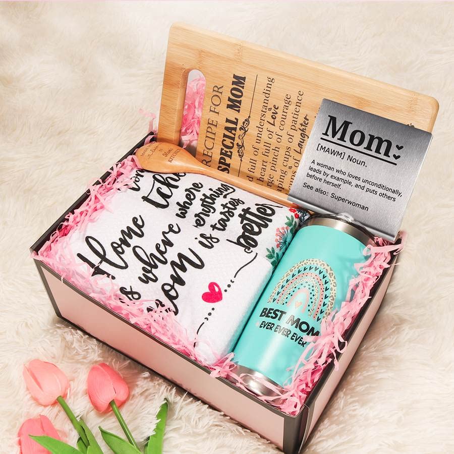 Gifts for Mom from Daughter, Mom Birthday Gifts from Son, Gift Basket for Mom, Best Gift Set for Birthday, Christmas, Thanksgiving & Mother's Day, Mothers Day Gift Baskets for Mom, Mom Gifts