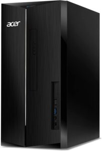 acer 2023 aspire tc-1760 desktop pc intel 12th gen 6-core i5-12400 16gb ram 512gb pcie ssd 1tb hdd nvidia gtx 1660 super gddr6 6gb hdmi dp dvi-d usb-c wifi ac bt rj-45 windows 11 pro w/re usb drive