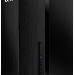 acer 2023 Aspire TC-1760 Desktop PC Intel 12th Gen 6-Core i5-12400 16GB RAM 512GB PCIe SSD 1TB HDD NVIDIA GTX 1660 Super GDDR6 6GB HDMI DP DVI-D USB-C WiFi AC BT RJ-45 Windows 11 Pro w/RE USB Drive